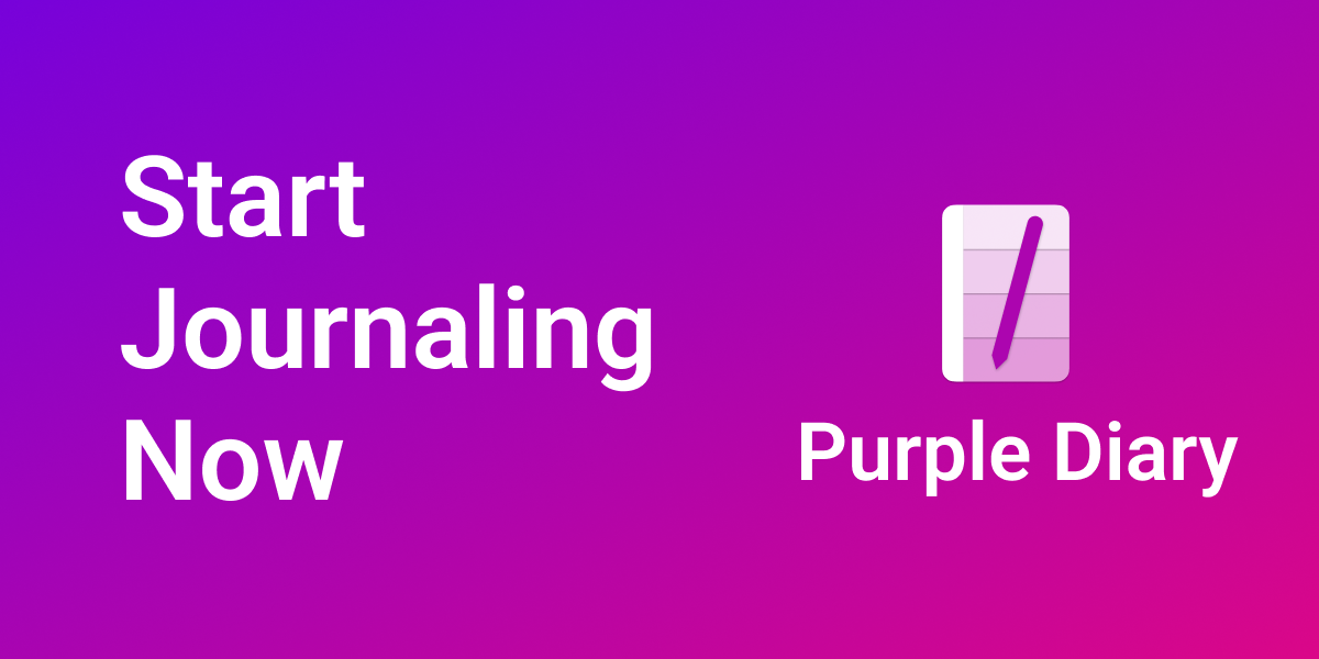 Purple Diary: Personal and Private Journal